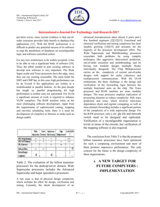 A New Direction for Computer Architecture Research | PDF