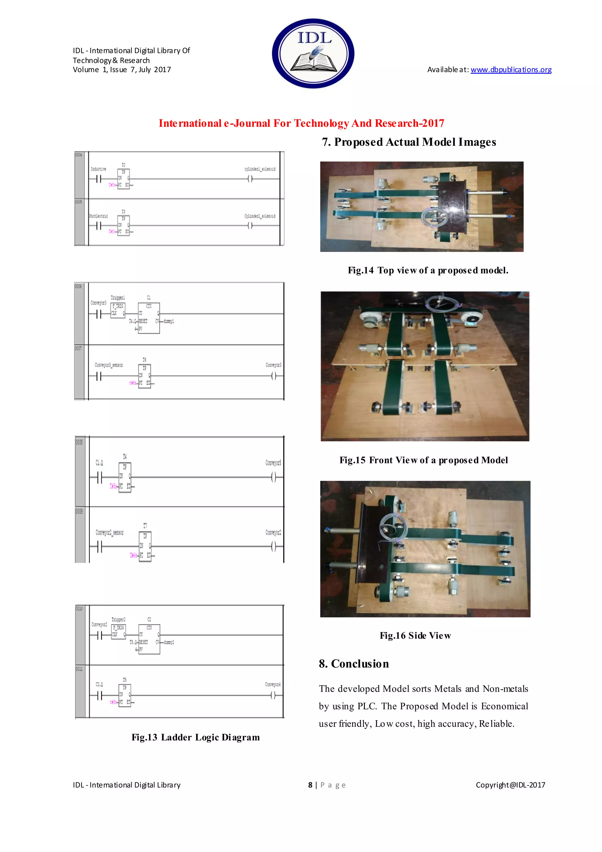 PLC Controlled Automated Multiple Conveyor System for Sorting Process | PDF