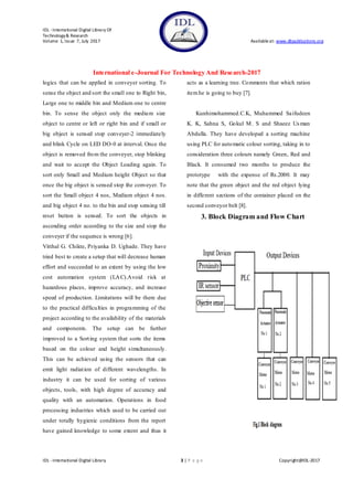 PLC Controlled Automated Multiple Conveyor System for Sorting Process | PDF