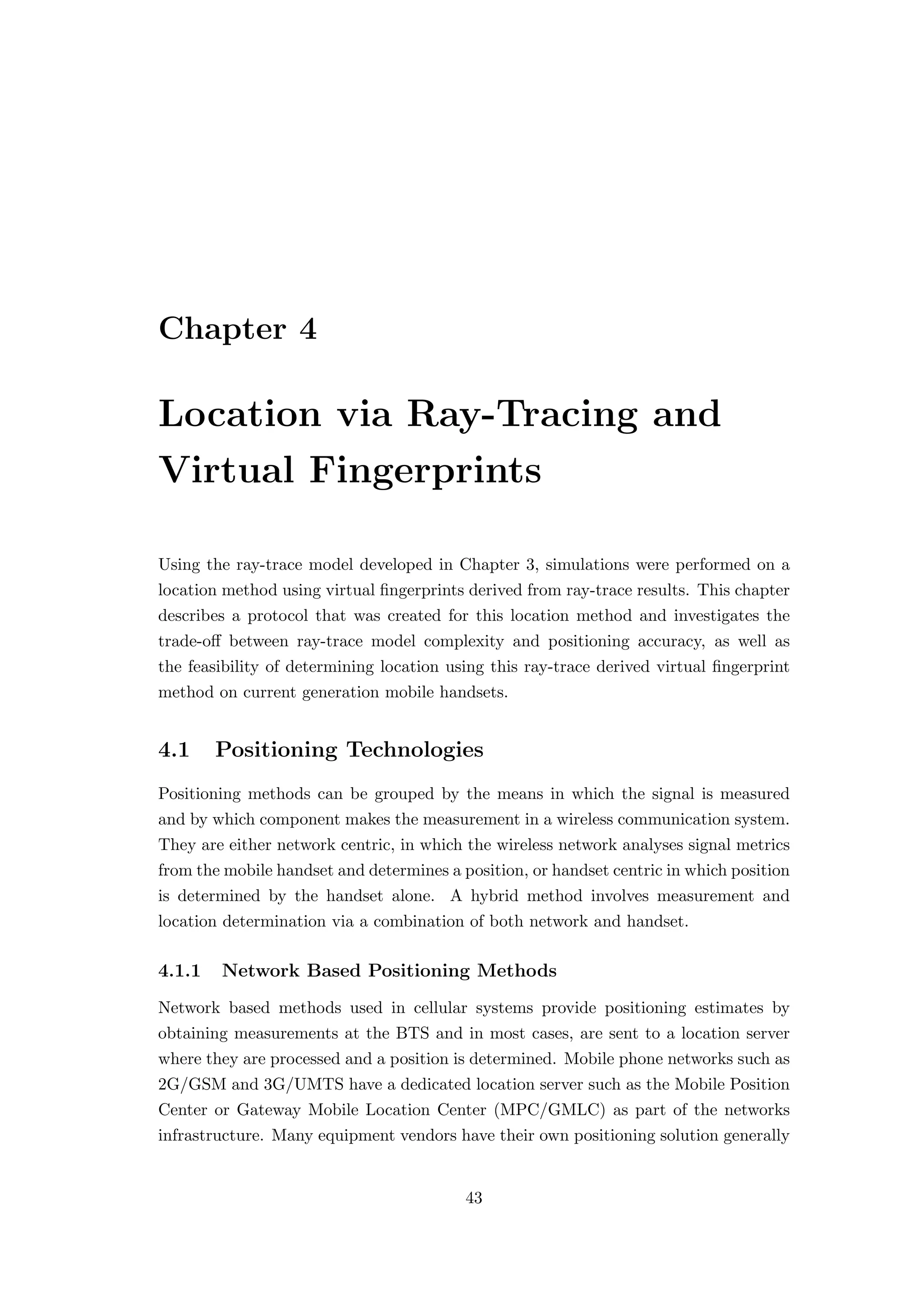 FINGERPRINT LOCATION METHODS USING RAY-TRACING | PDF