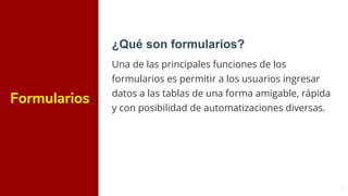 Trabajando con formularios en MS Access | PDF