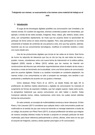 Trabajando con memes un acercamiento a los memes como material de ...