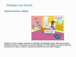Trabajemos con historietas en scratch | PDF