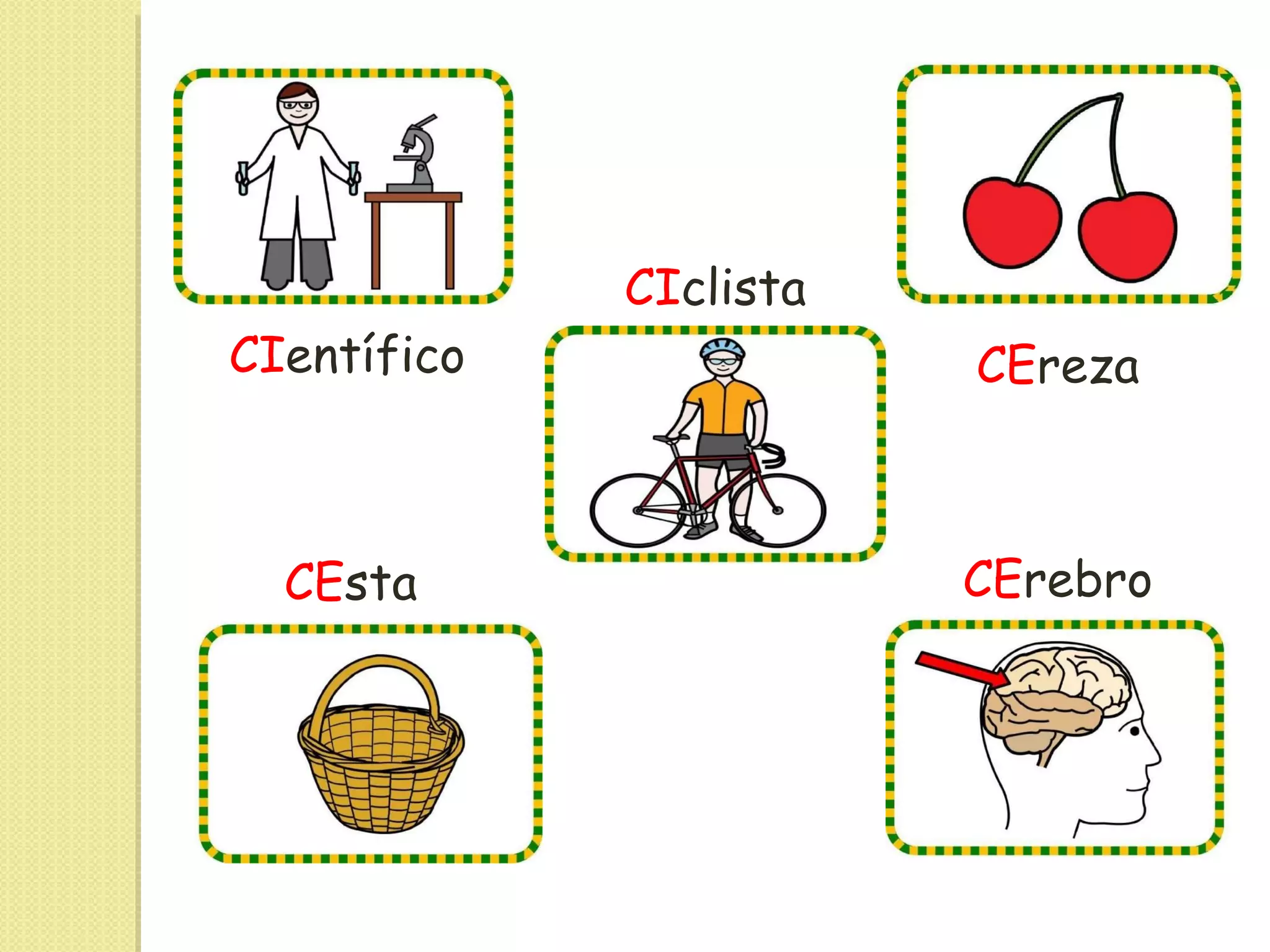 Trabajemos sílabas ce ci | PPT