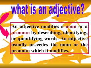 adjective | PPT