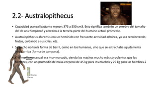 Trabajo DE EL ORIGEN Y EVOLUCION HUMANA | PPTX