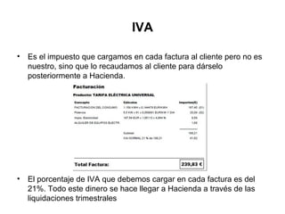 Factura corriente electrica | PPT