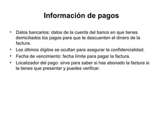 Factura corriente electrica | PPT