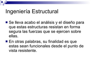 Ing Civil Estructural | PPT