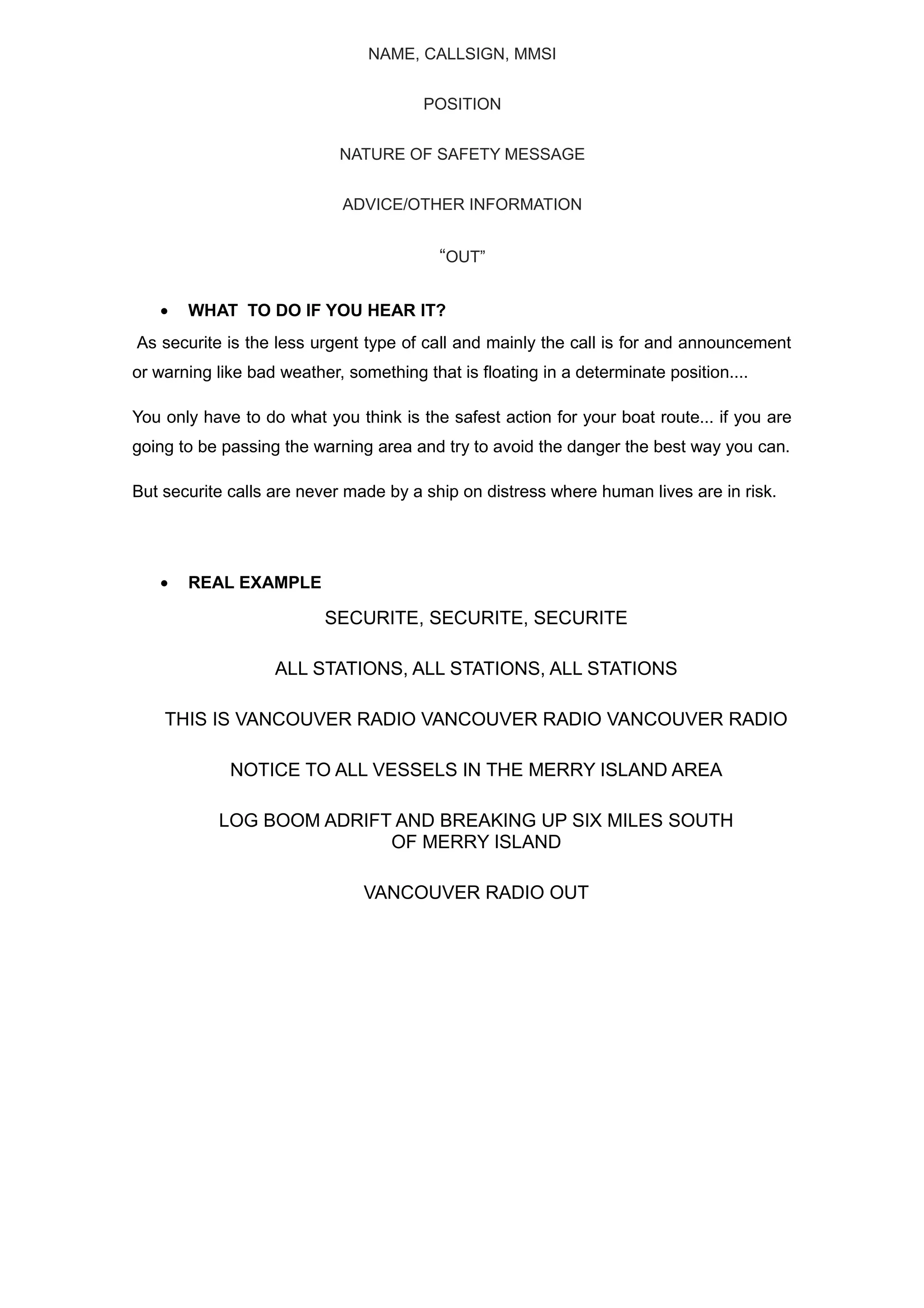 SMCP security messages essay | ODT