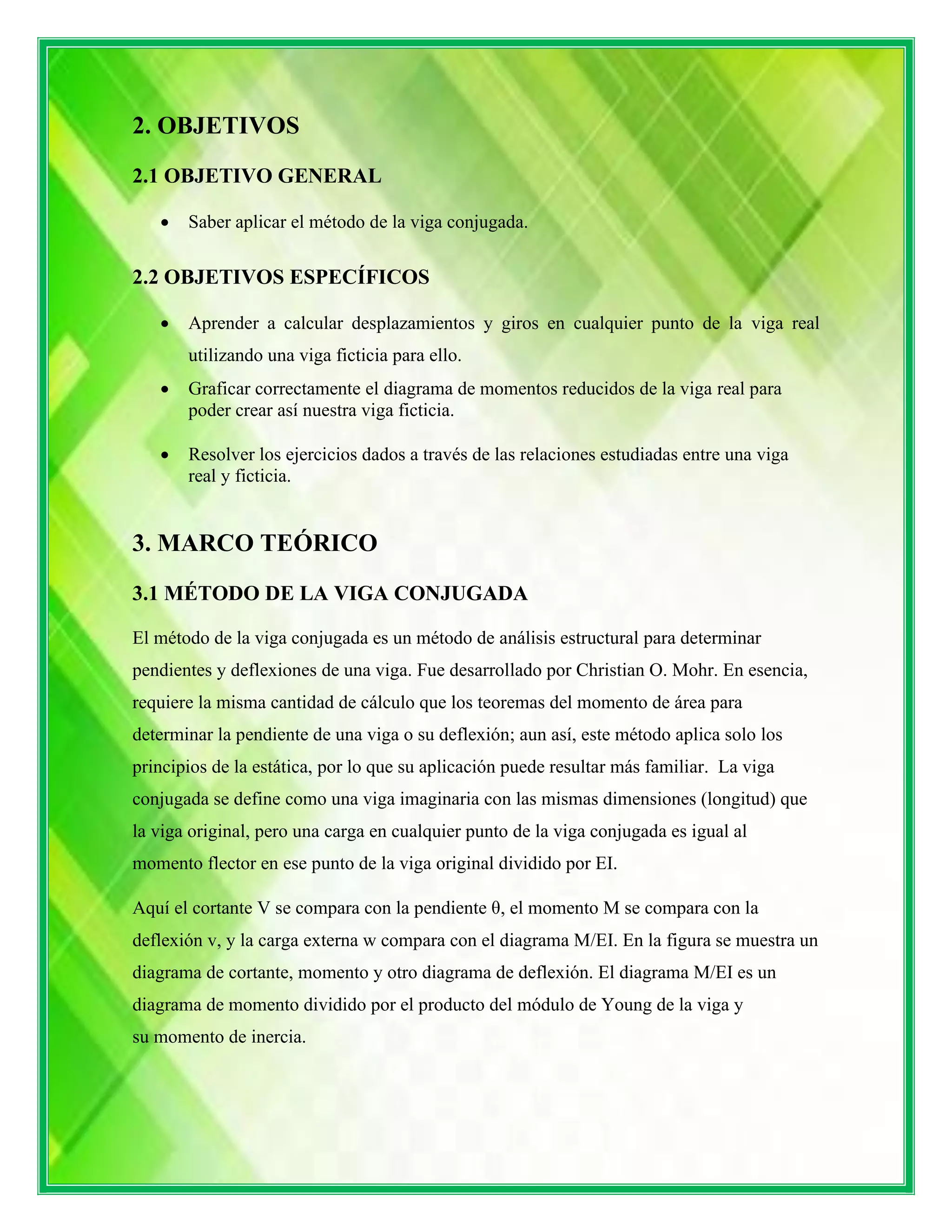 VIGAS CONJUGADAS - RESISTENCIA DE LOS MATERIALES | PDF