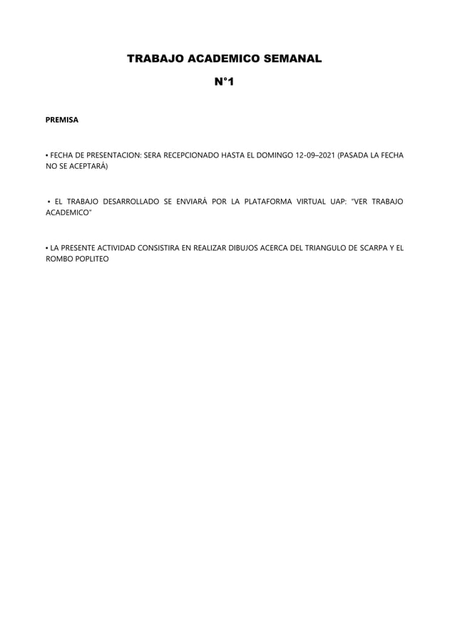 TRIANGULO DE SCARPA Y EL ROMBO POPLITEO | PDF