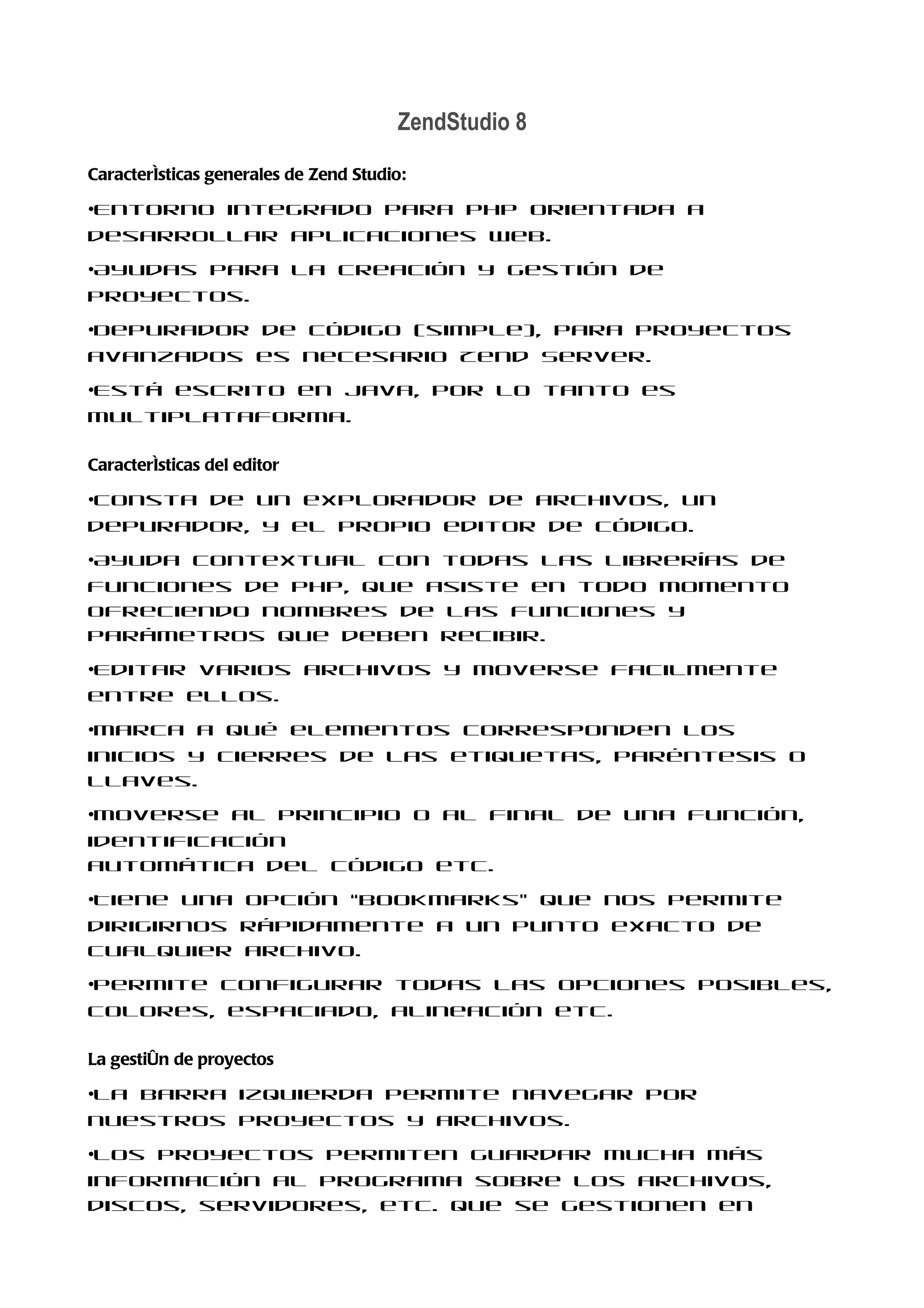 Introducción a Zend Studio | PDF