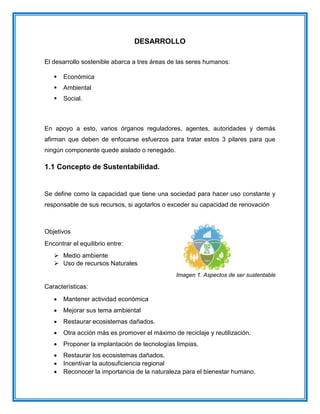 trabajo 1 desarrollo sustentable Introducción al Desarrollo Sustentable ...