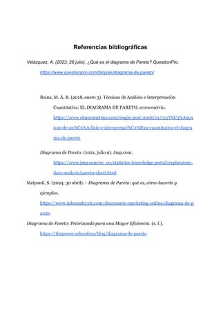 trabajo 2do perido.pdf diagrama de pareto | PDF