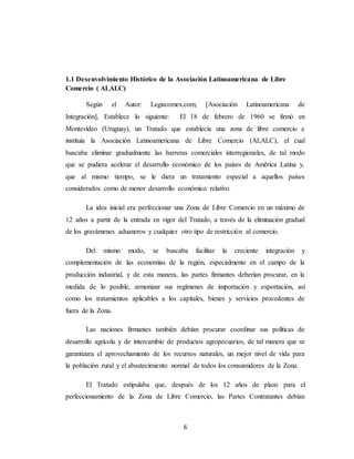 ASOCIACIONES LATINOAMERICANAS DE LIBRE COMERCIO (ALALC) | DOCX