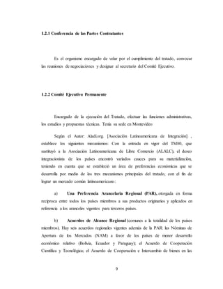ASOCIACIONES LATINOAMERICANAS DE LIBRE COMERCIO (ALALC) | DOCX