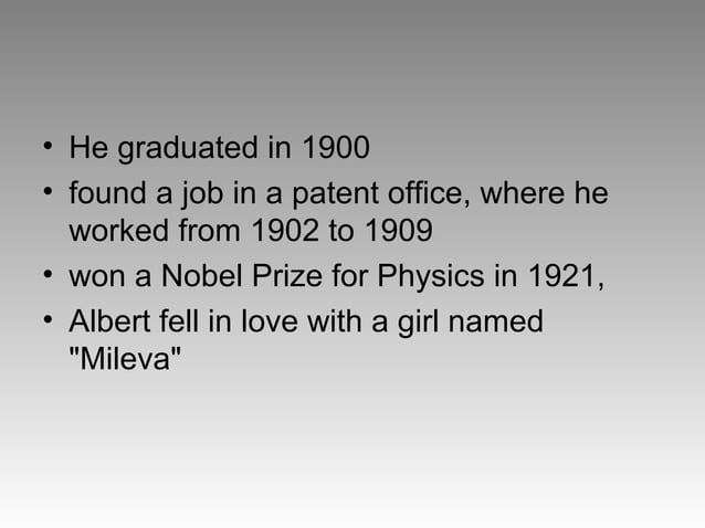 Albert Einstein | PPT