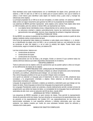 Trabajo bdoo | PDF