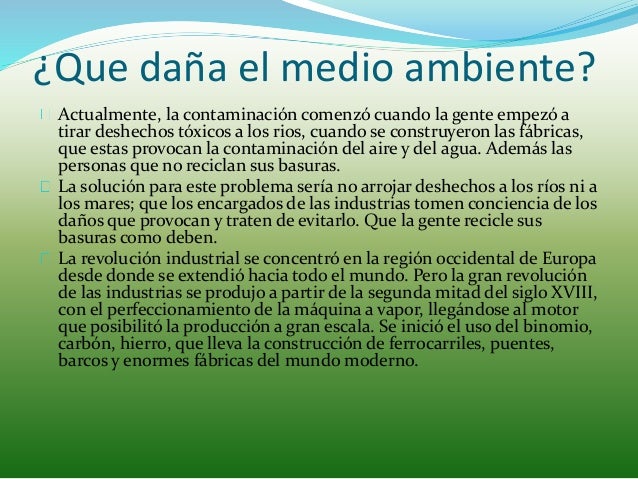 Imagenes de medio ambiente limpio - Imagui