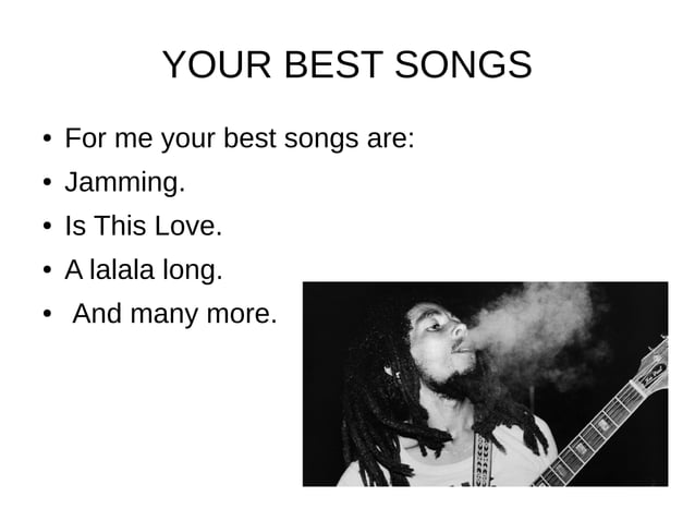 Bob Marley project | ODP