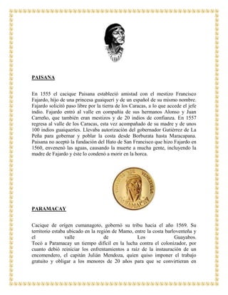 Trabajo cacique | DOCX
