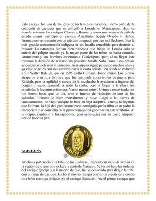 Trabajo cacique | DOCX