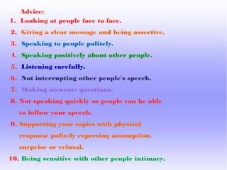 Code of interpersonal communication | PPT