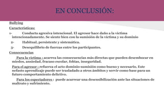 Bullying. Cómo abordar el tema desde distinas asignaturas. | PPT