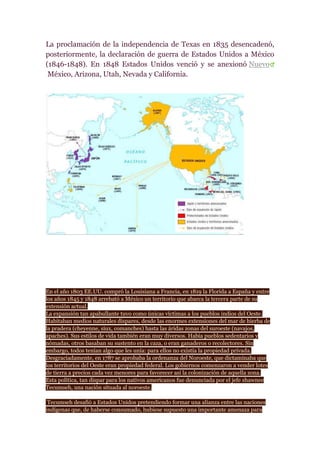 Trabajo conquista oeste americano | DOCX