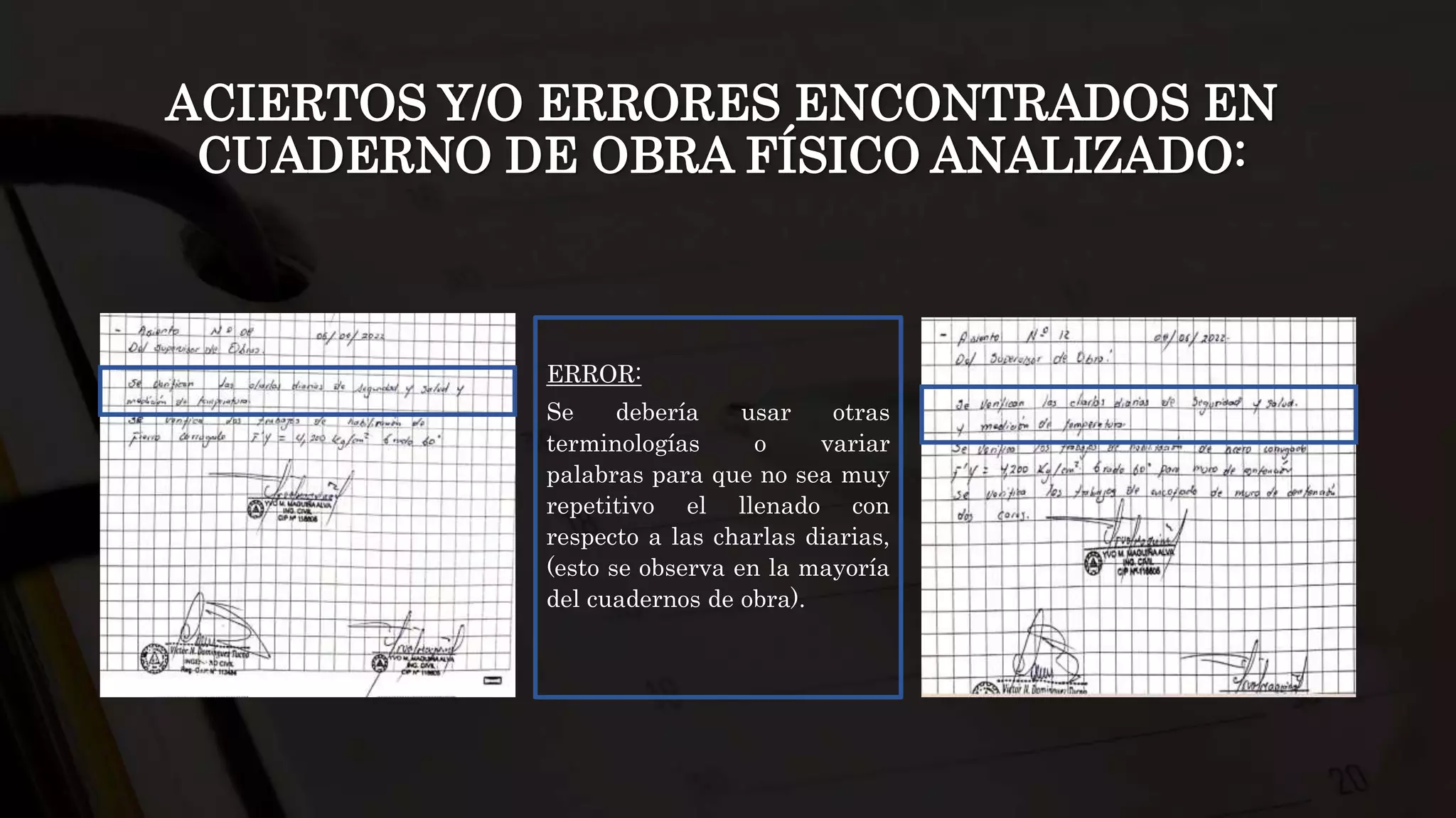 TRABAJO CUADERNO DE OBRA.pptx | Civil Engineering Industry | Industries