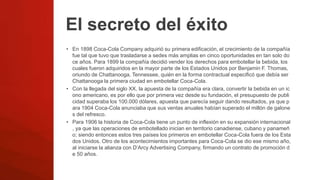 La historia de CocaCola | PPTX