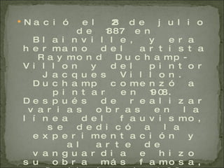 Marcel Duchamp y el arte conceptual | PPT