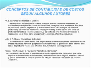 Contabilidad de Costos | PPT
