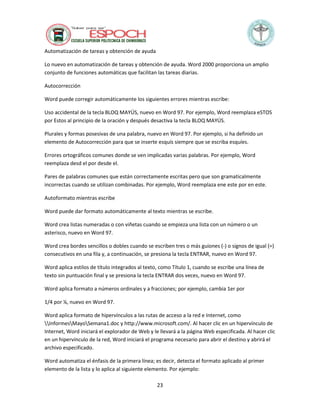 INTRODUCCION A MICROSOFT WORD | PDF
