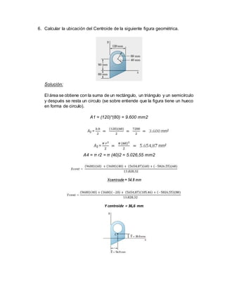 CENTROIDES DE CUERPOS COMPUESTOS | DOCX