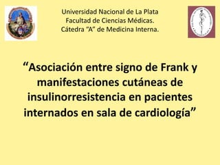 Signo de Frank. Efraín Salvioli | PPT