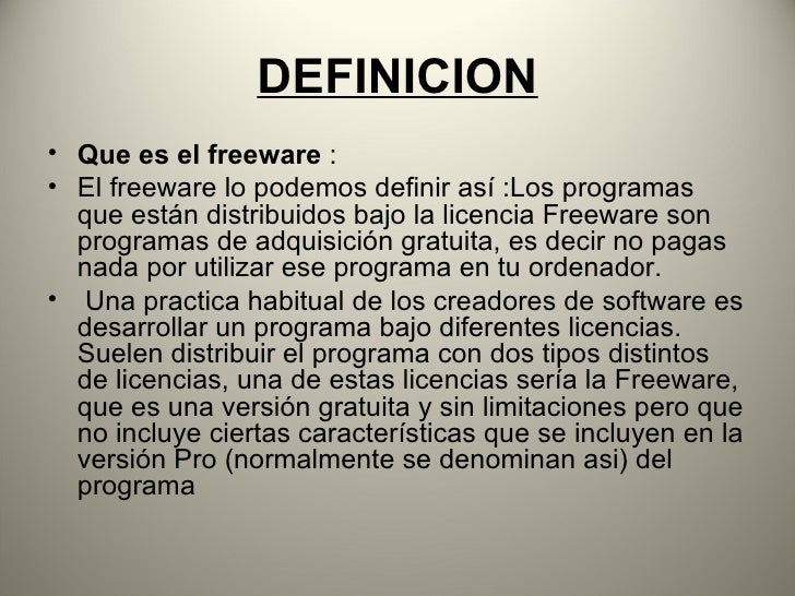 Blog de Computacion: software libre y de pago
