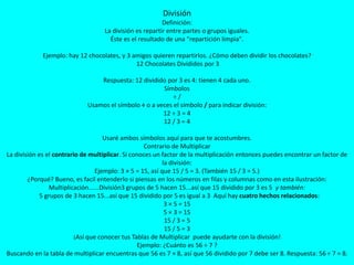 LA DIVISIÓN | PPTX