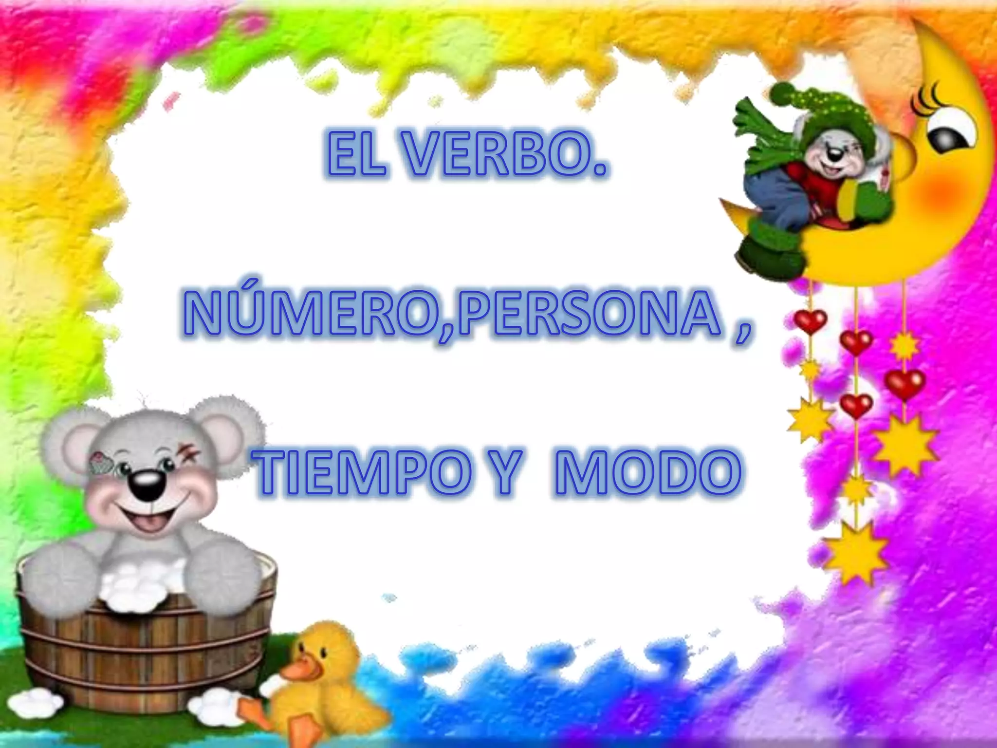 Trabajo de gema de el verbo, numero, persona, tiempo y modo | PPTX