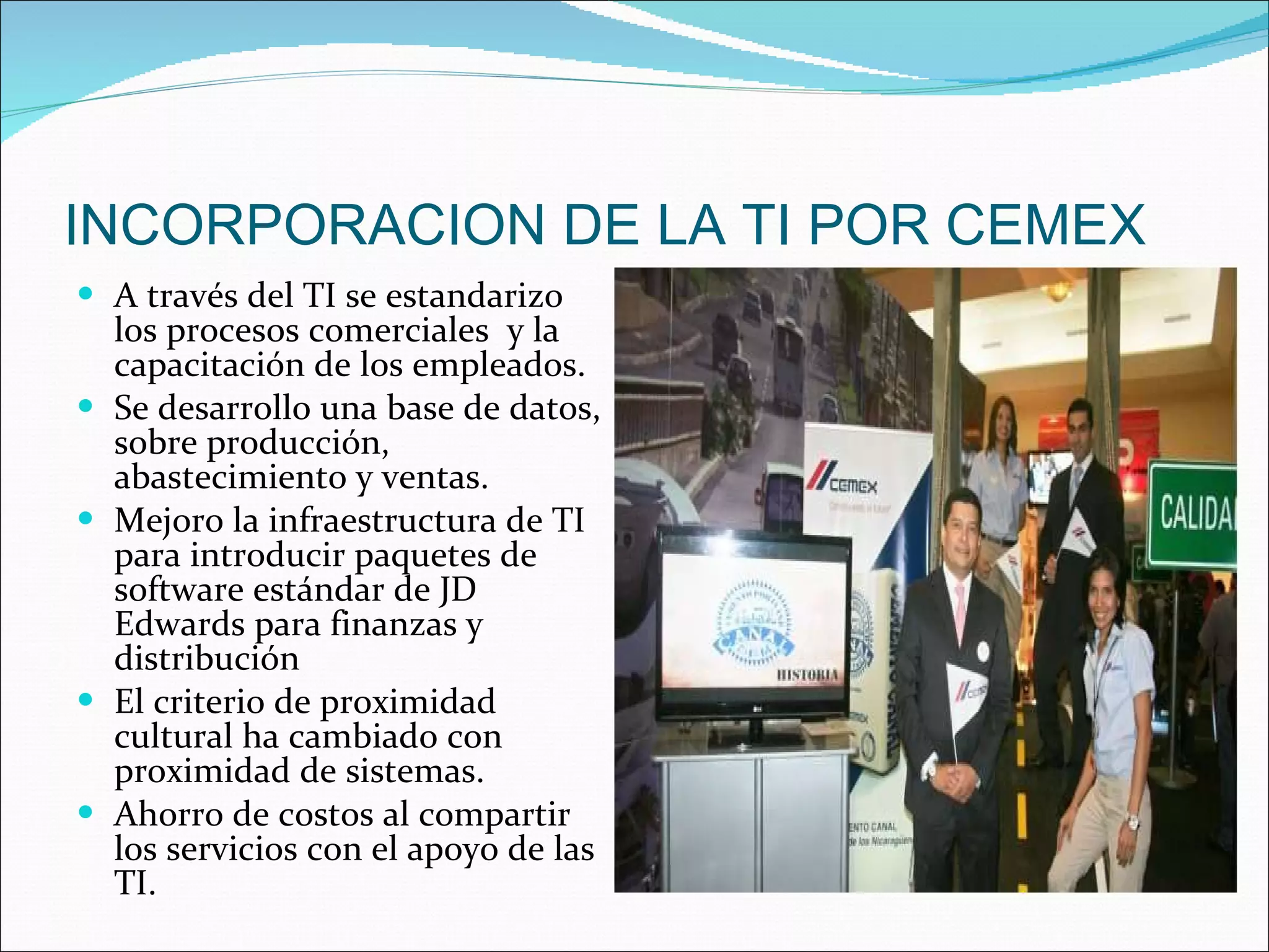 Trabajo de gestion de conocimiento caso cemex | PPT
