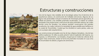 La Arquitectura Azteca | PPTX
