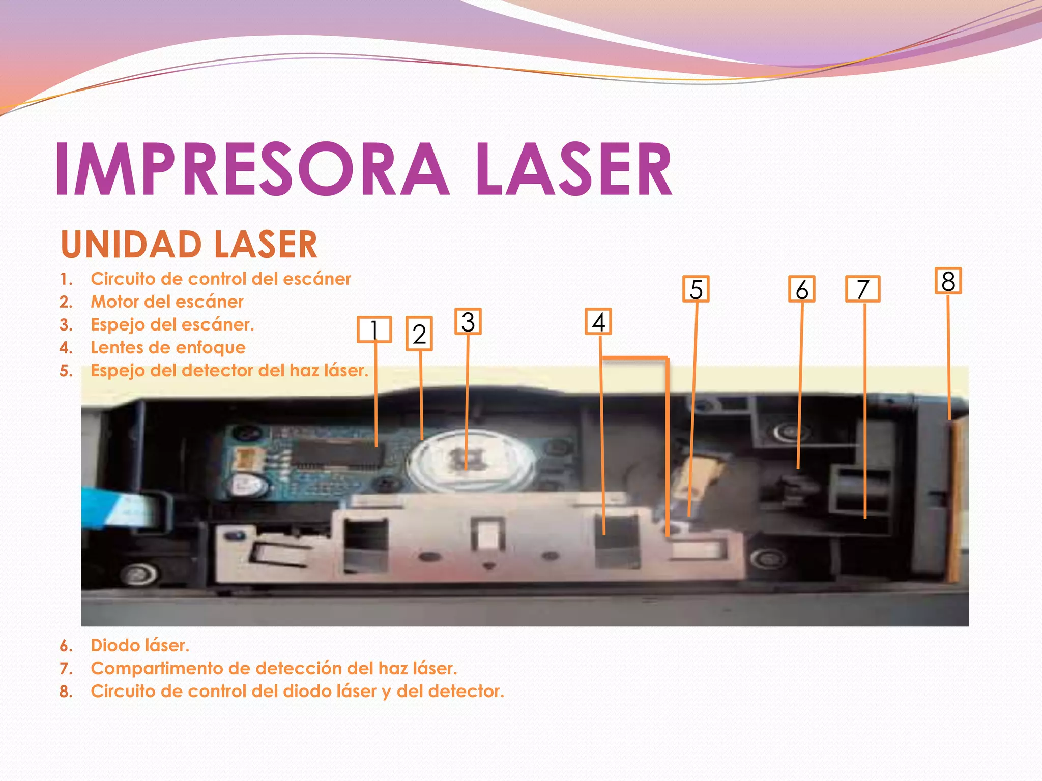 Definicion y funciones de las impresoras laser | PPTX