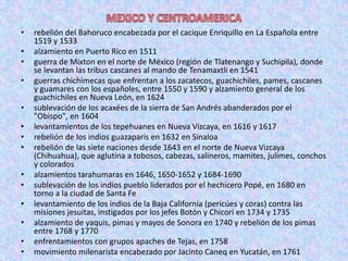 La resistencia indigena en america | PPT