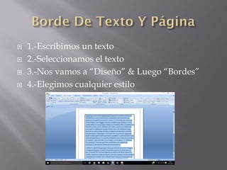 Temas de Microsoft office Word | PDF