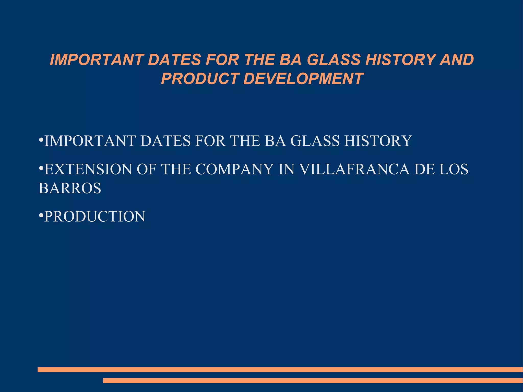 BA Glass | ODP