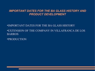 BA Glass | PPT