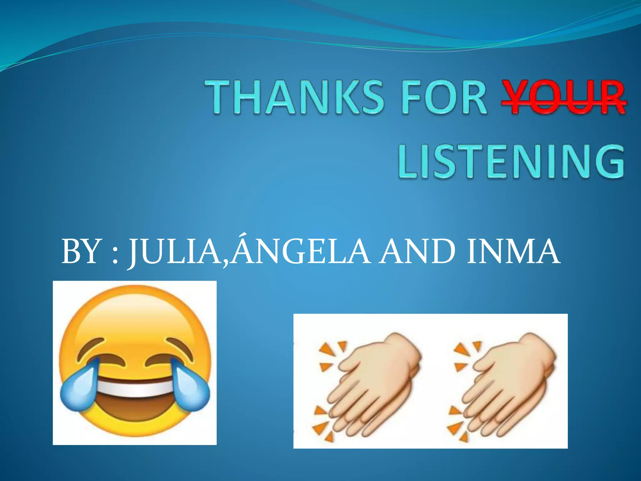 Trabajo de ingles Inma Julia y Ángela 5a | PPTX