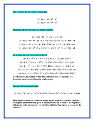 Expresiones Algebraicas por Jesús Daza UPTAEB | PDF