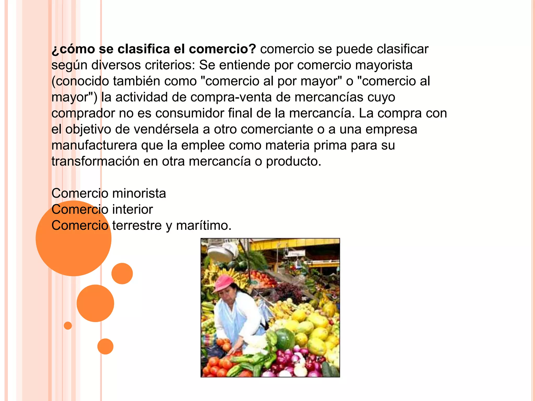 Clasificacion del comercio | PPT
